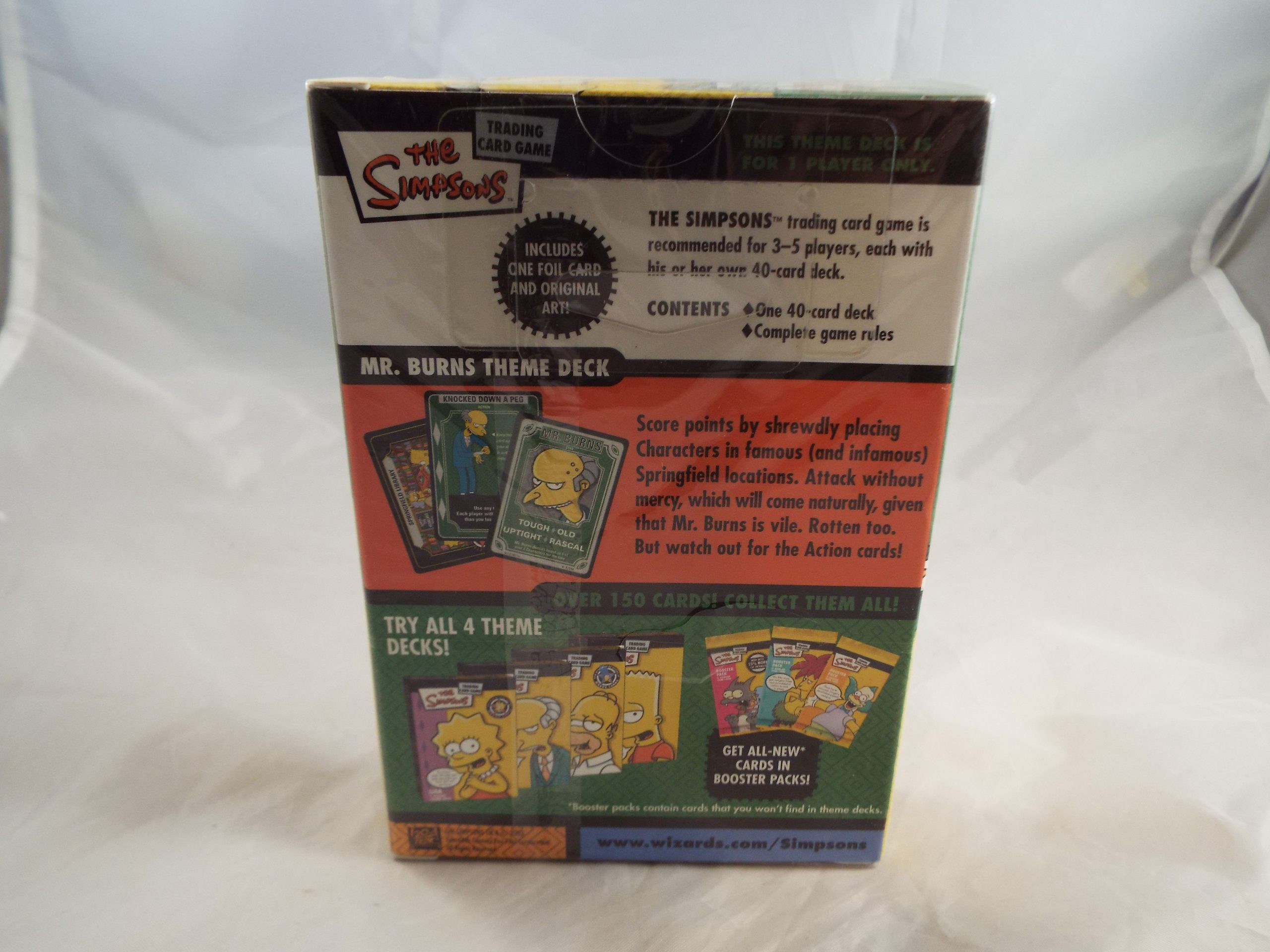 THE SIMPSONS CCG STARTER DECK, MR BURNS - Phoenix Cards