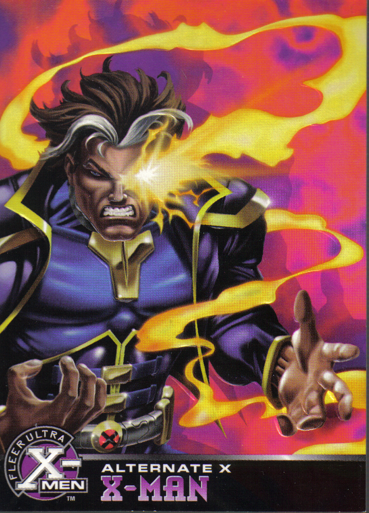 X MEN FLEER ULTRA 96 CHROMIUM ALTERNATE X CARD 6 OF 20 - Phoenix Cards