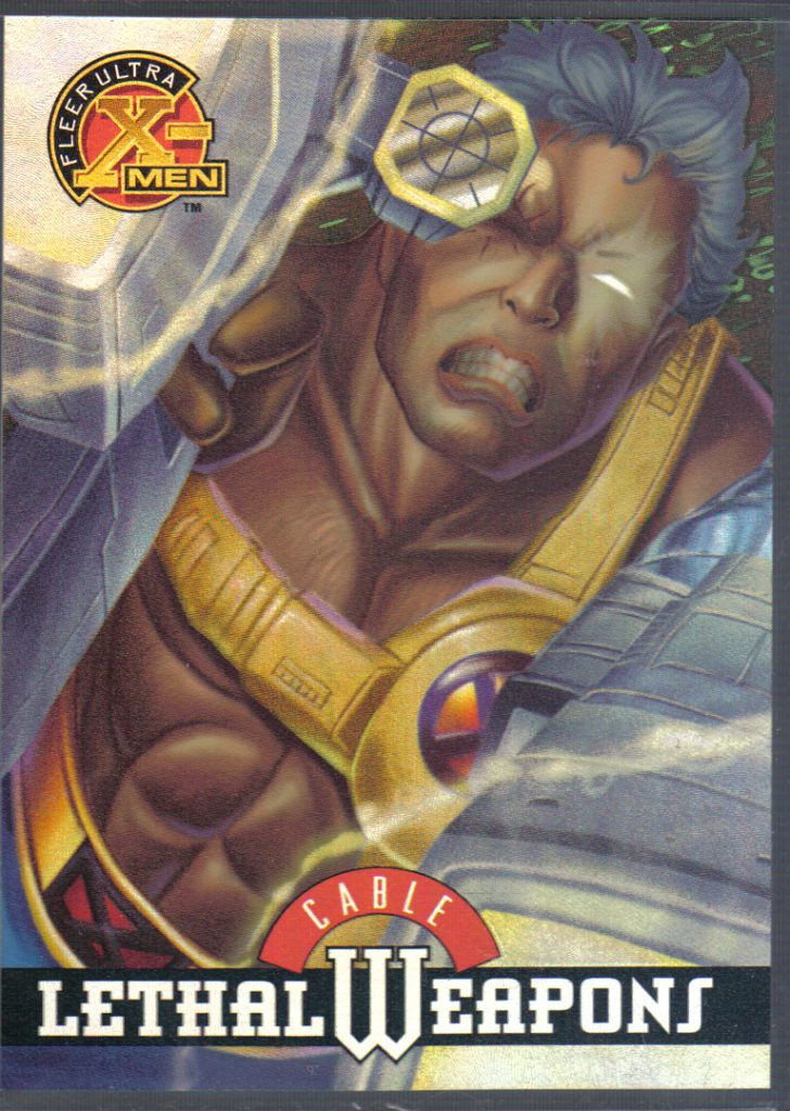 X MEN FLEER ULTRA 96 CHROMIUM LETHAL WEAPONS CARD 3 OF 9 - Phoenix Cards