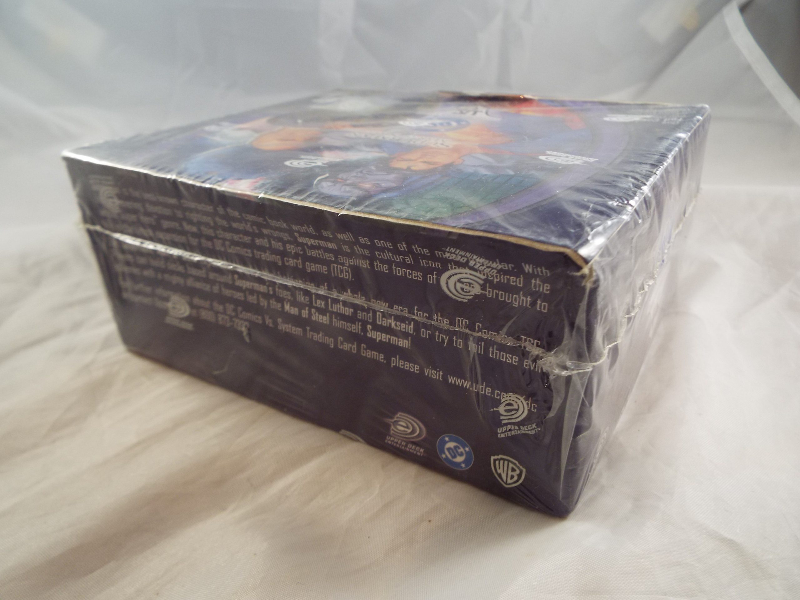VS SYSTEM SUPERMAN MAN OF STEEL SEALED BOX OF 24 BOOSTER PACKS ...