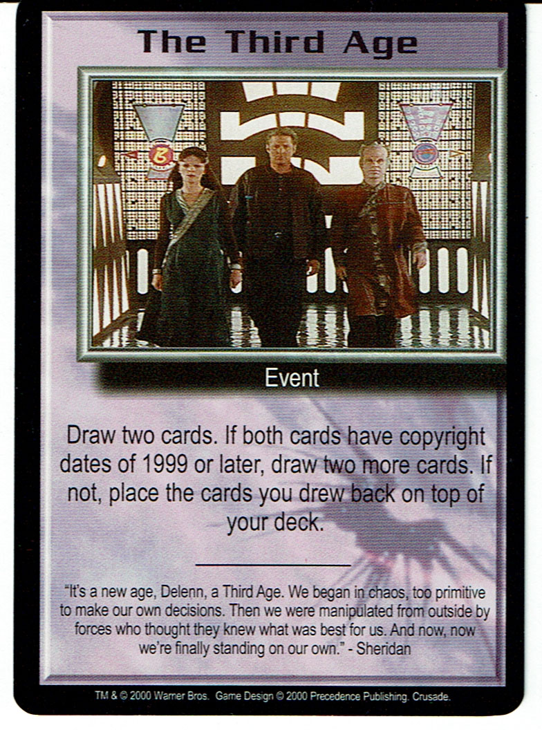 BABYLON 5 CRUSADE COMPLETE SET (includes promos) - Phoenix Cards