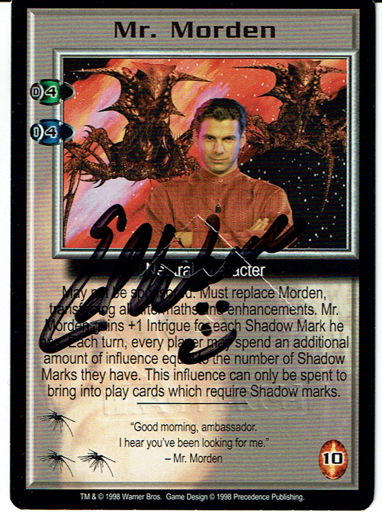 BABYLON 5 SHADOWS COMPLETE MASTER SET (auto+promos) - Phoenix Cards