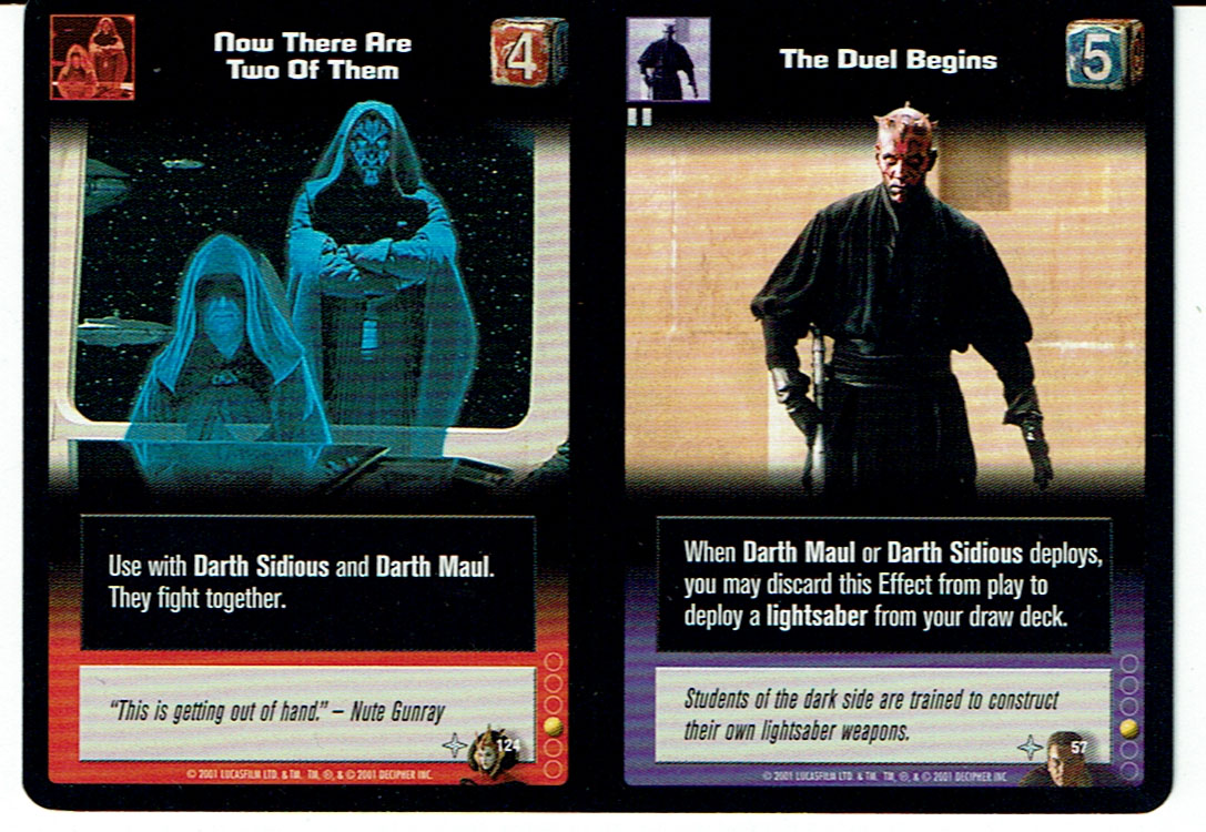 STAR WARS YOUNG JEDI REFLECTIONS DOUBLE IMPACT CARD NOW THERE ARE TWO ...