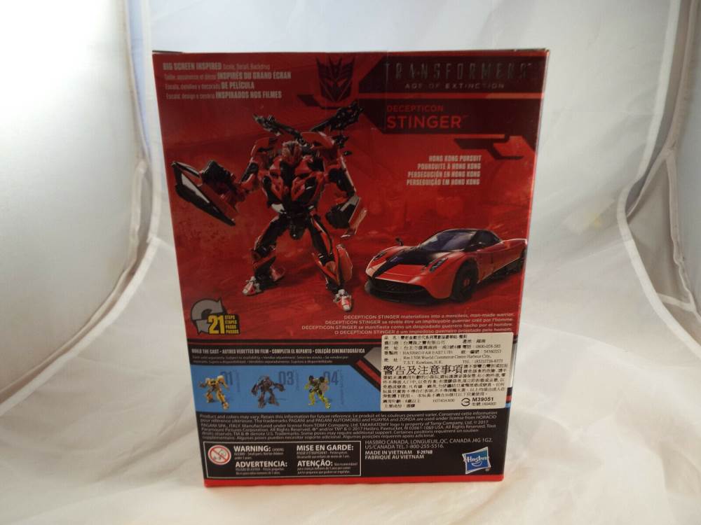 TRANSFORMERS STUDIO SERIES 02 DELUXE CLASS DECEPTICON STINGER - Phoenix Cards