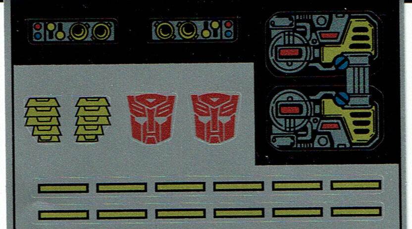 TRANSFORMERS GENERATION 1, G1 AUTOBOT MICROMASTER TANKER REPRO LABELS ...