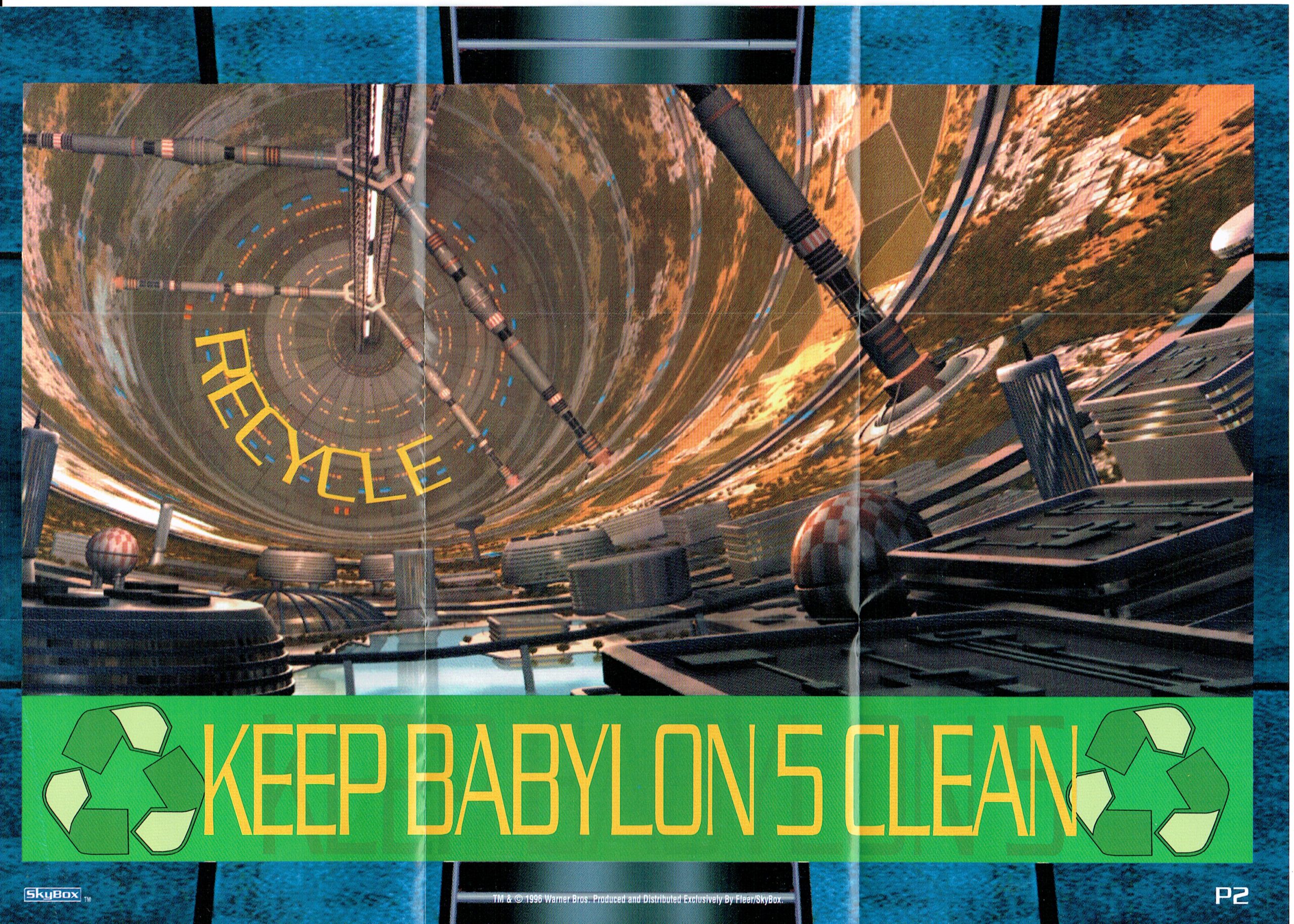 BABYLON 5 SEASON 2 MINI POSTERS COMPLETE SET OF 10 - Phoenix Cards
