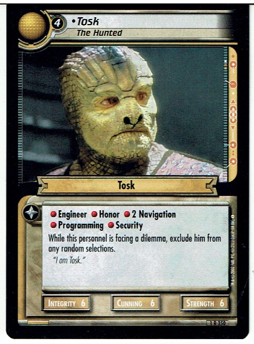 STAR TREK CCG 2E PREMIERE RARE CARD TOSK 1R350 ex - Phoenix Cards