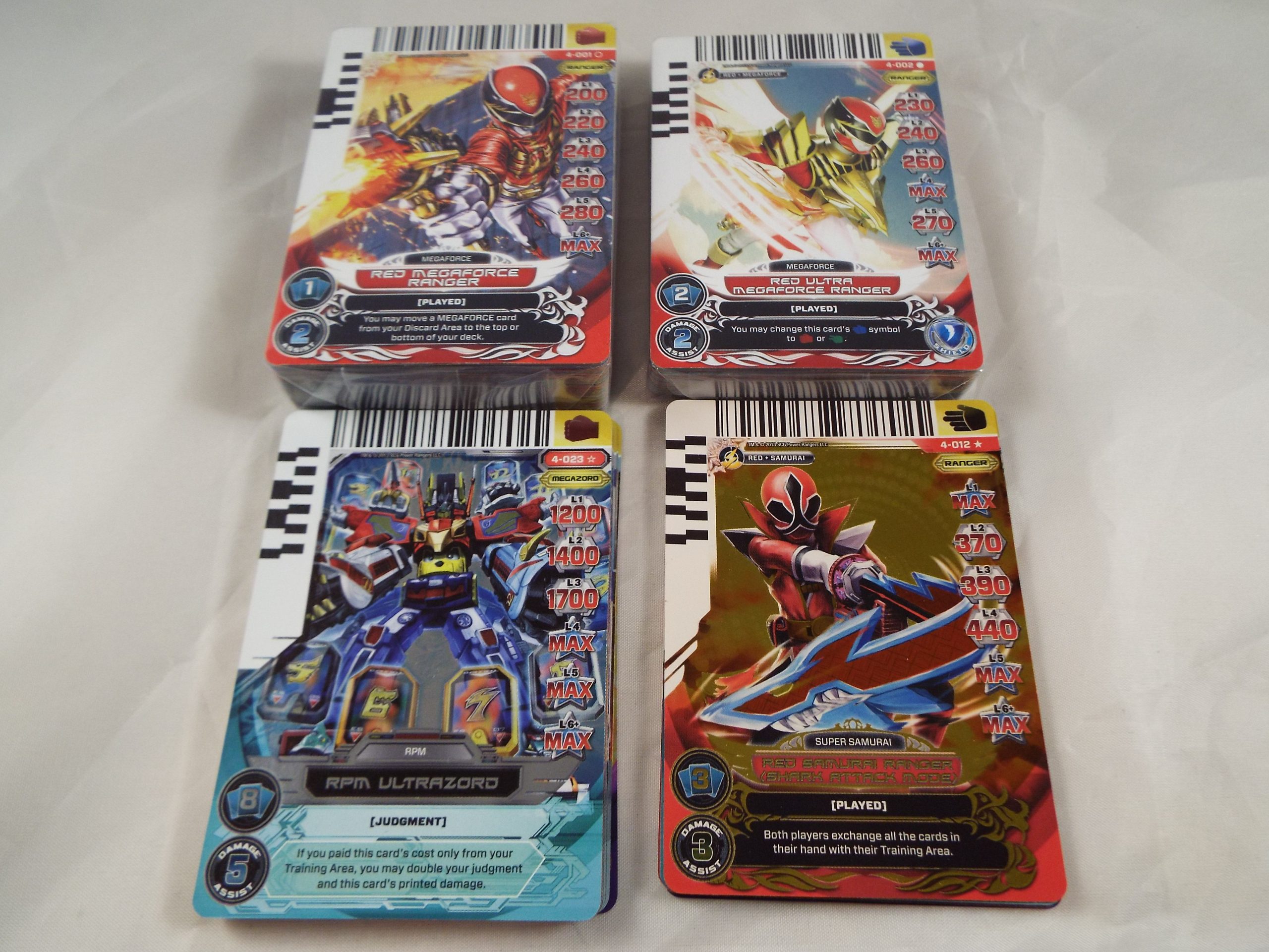 POWER RANGERS LEGENDS UNITE COMPLETE SET OF 120 CARDS - Phoenix Cards