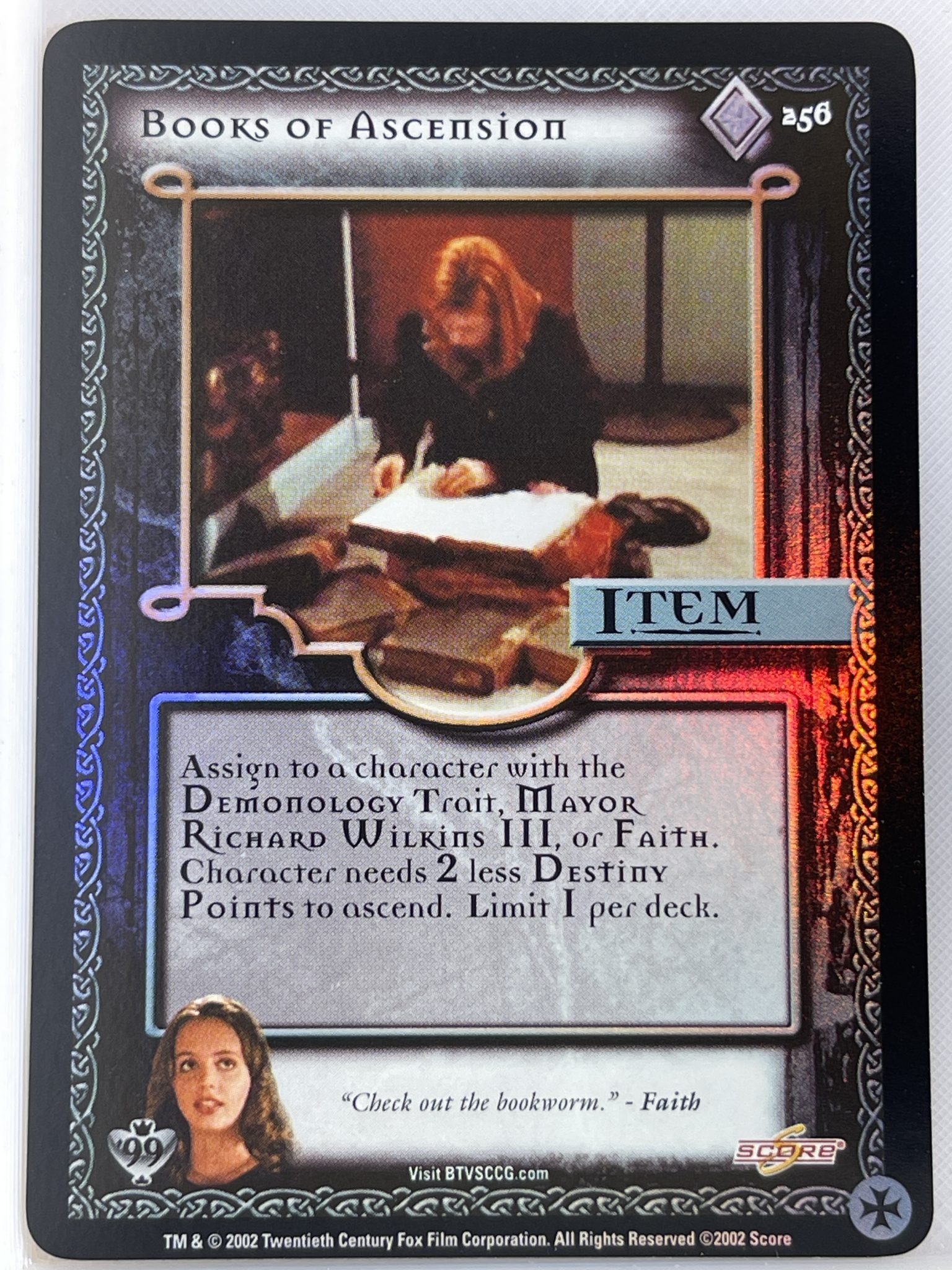 BUFFY THE VAMPIRE SLAYER CCG CLASS OF 99 LTD ULTRA RARE 256 BOOKS OF ...