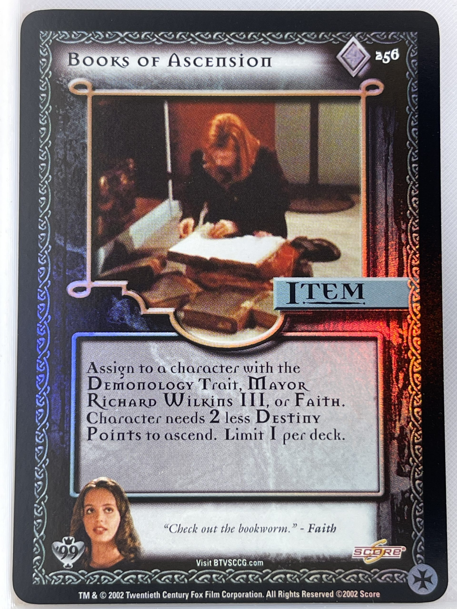 BUFFY THE VAMPIRE SLAYER CCG CLASS OF 99 LTD ULTRA RARE 256 BOOKS OF ...