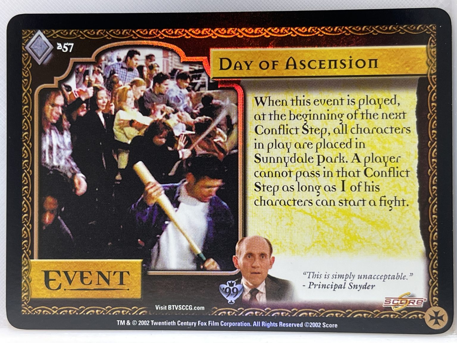 BUFFY THE VAMPIRE SLAYER CCG CLASS OF 99 LTD ULTRA RARE 257 DAY OF ...