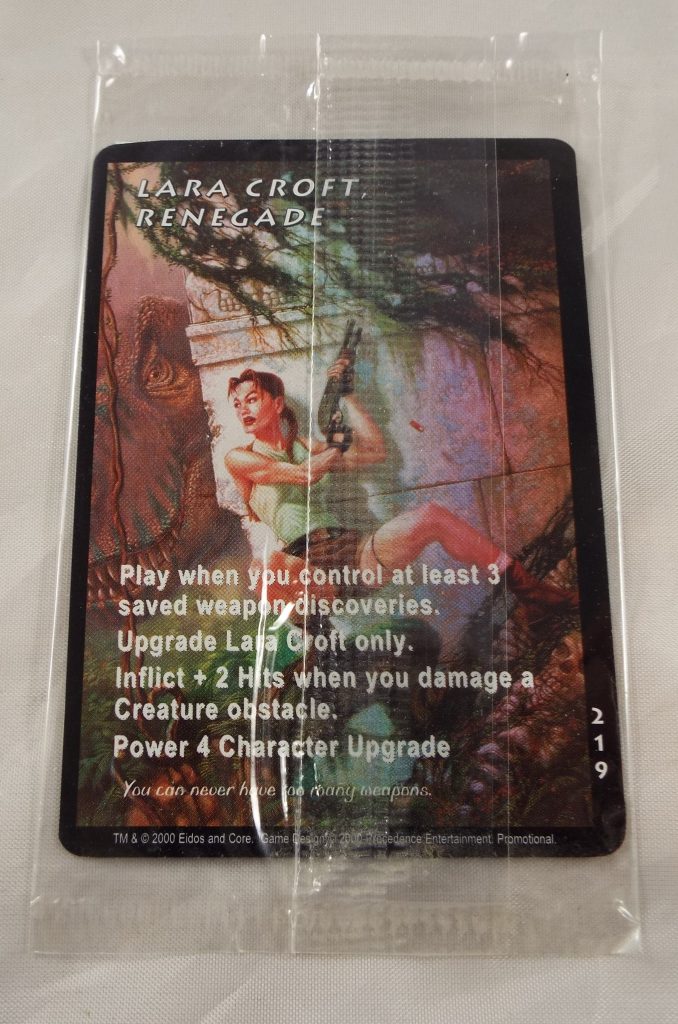TOMB RAIDER CCG BIG GUNS BOX TOPPER CARD 219 LARA CROFT, RENEGADE ...