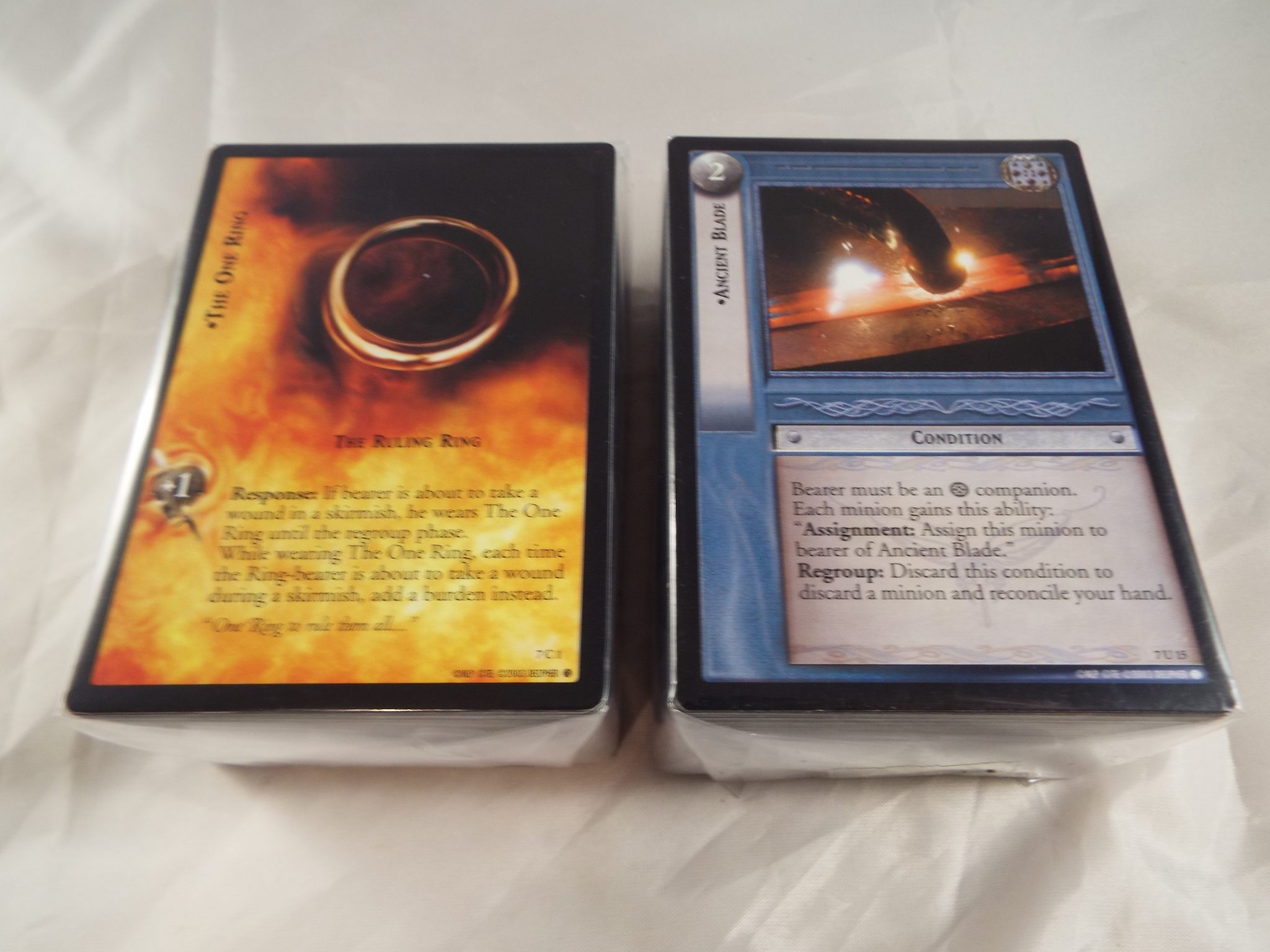 LORD OF THE RINGS TCG THE RETURN OF THE KING COMPLETE SET 242 COMMON ...